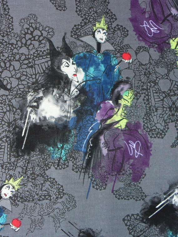 Novelty fabric: Disney Vicious Villain Fabric – ThreadLover